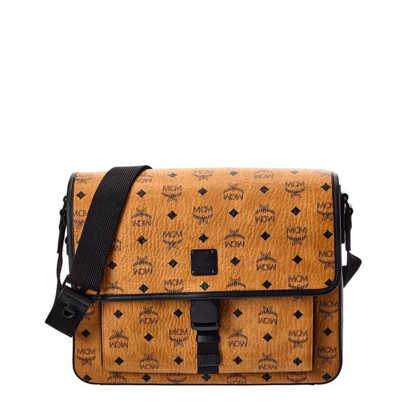 MCM | Bags | Mcm Klassik Visetos Messenger Bag Brown | Poshmark